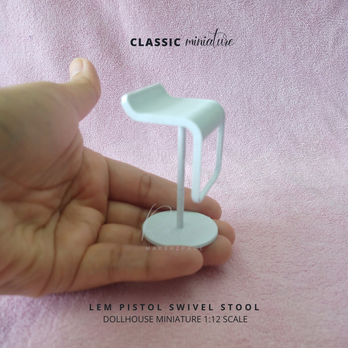 Miniature Lem Piston Stool Lem Bar Stool Chair for 1:12 - Etsy