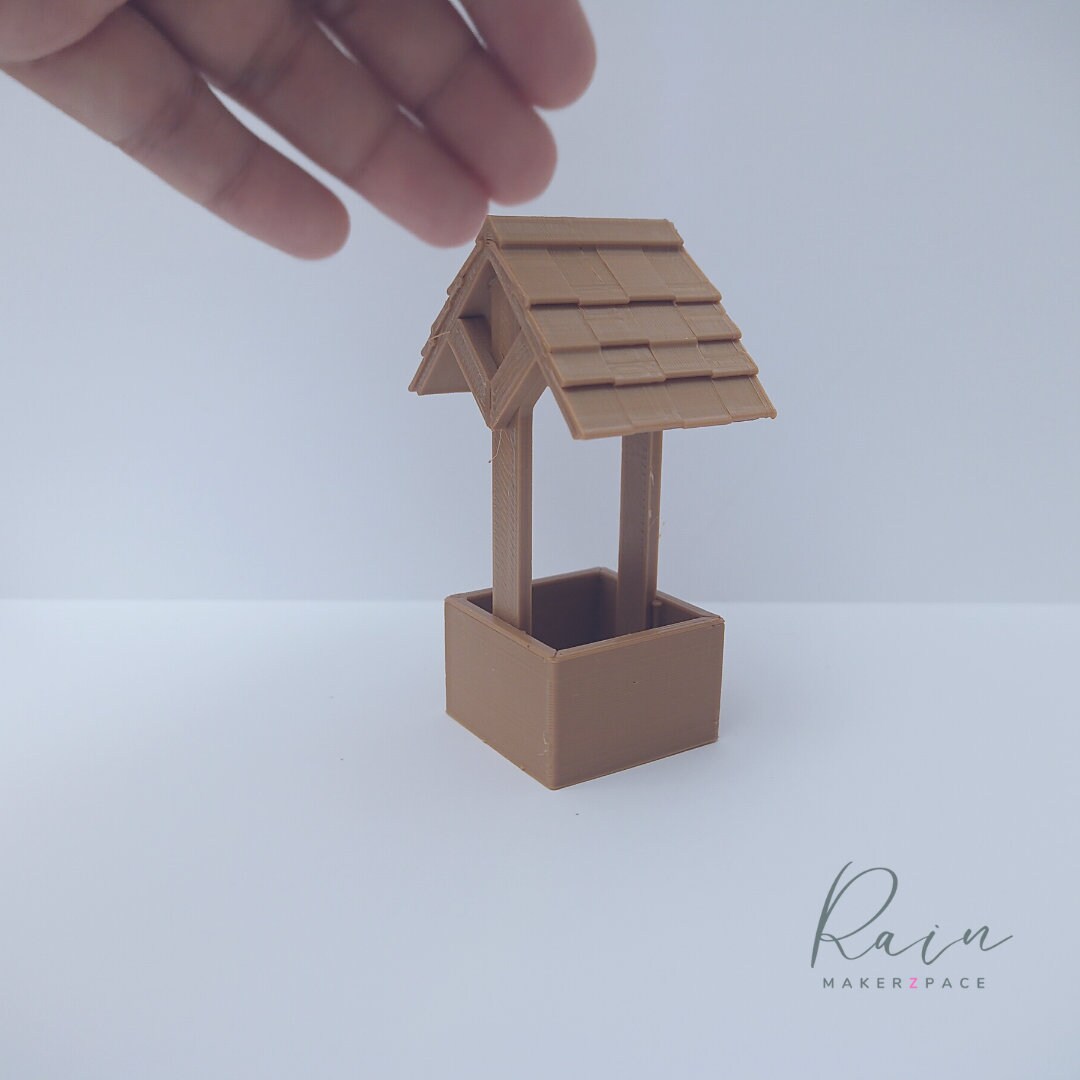 Miniature Mini Wishing Well, Miniature Doll House Tiny Wishing Well ...