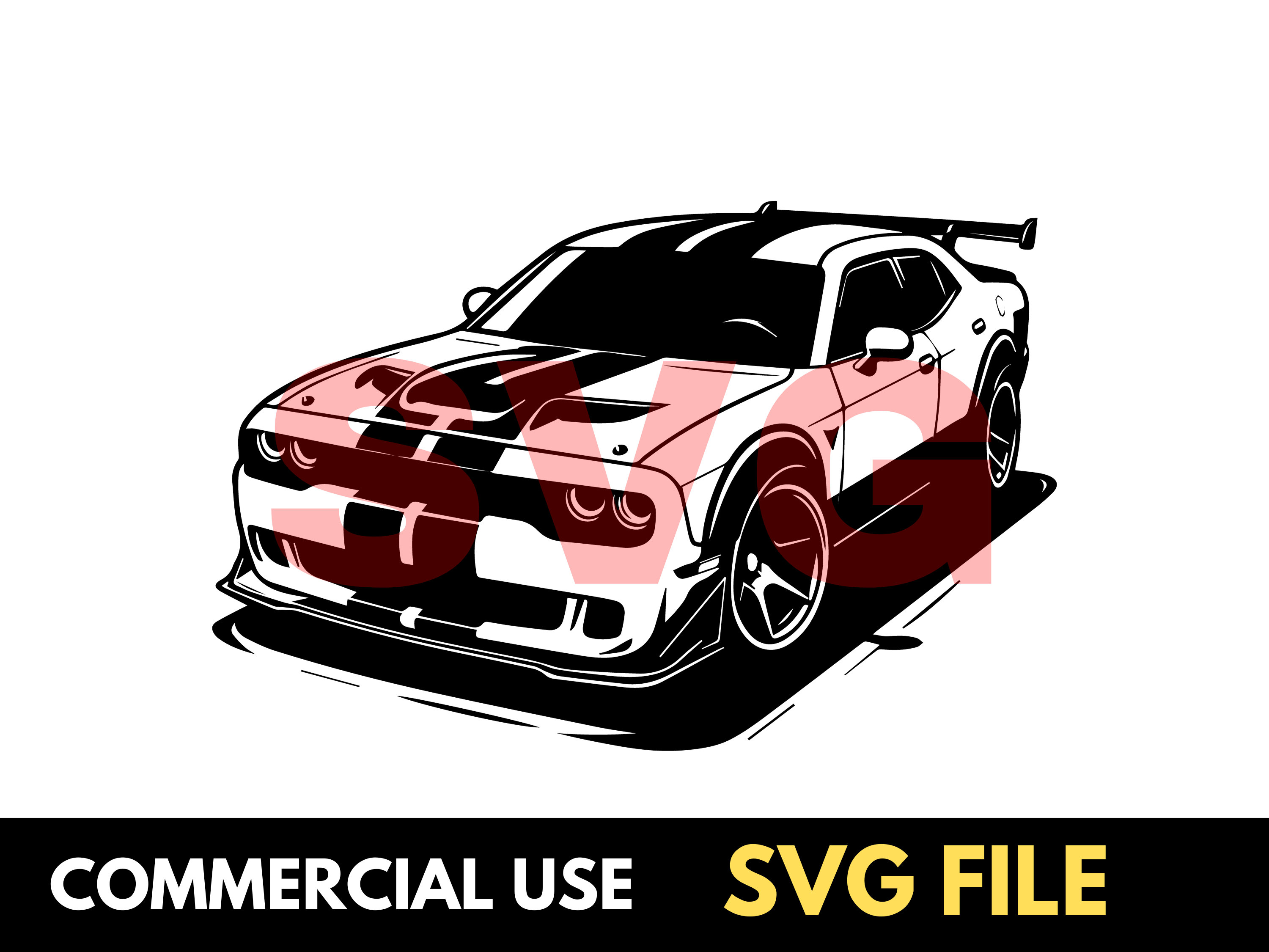 Hellcat SVG, Dodge Hellcat Demon SVG, Hellcat SVG, Race Car, Muscle ...