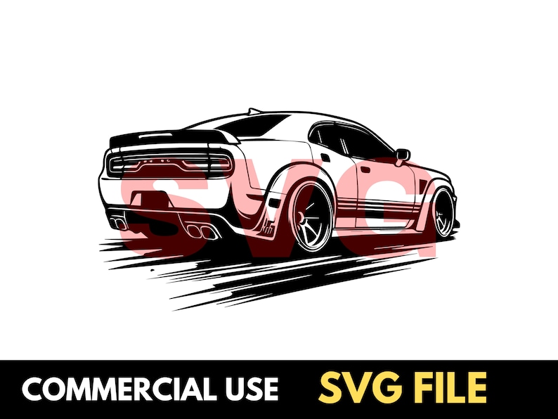 Hellcat SVG, Dodge Hellcat Demon SVG, Hellcat SVG, Race Car, Muscle ...