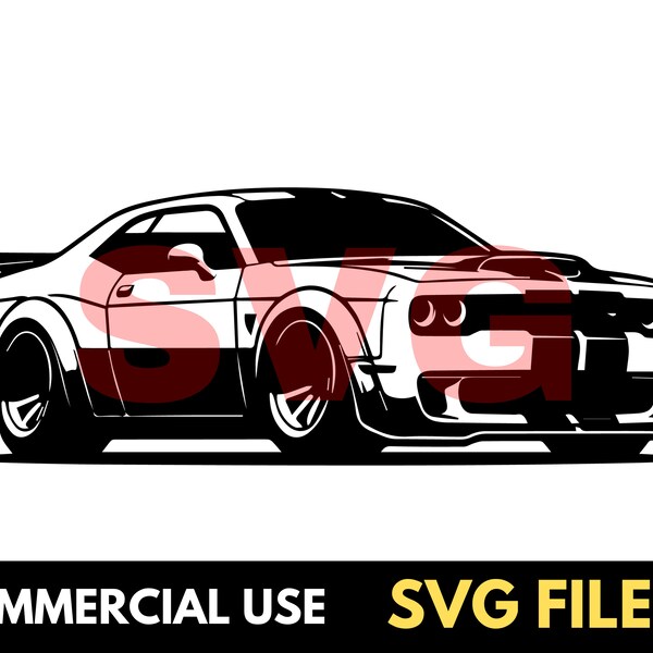Dodge Demon Svg - Etsy