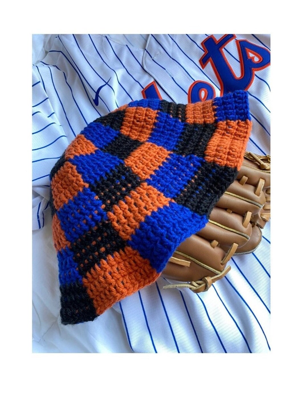 New York Mets Crochet Bucket Hat - Etsy