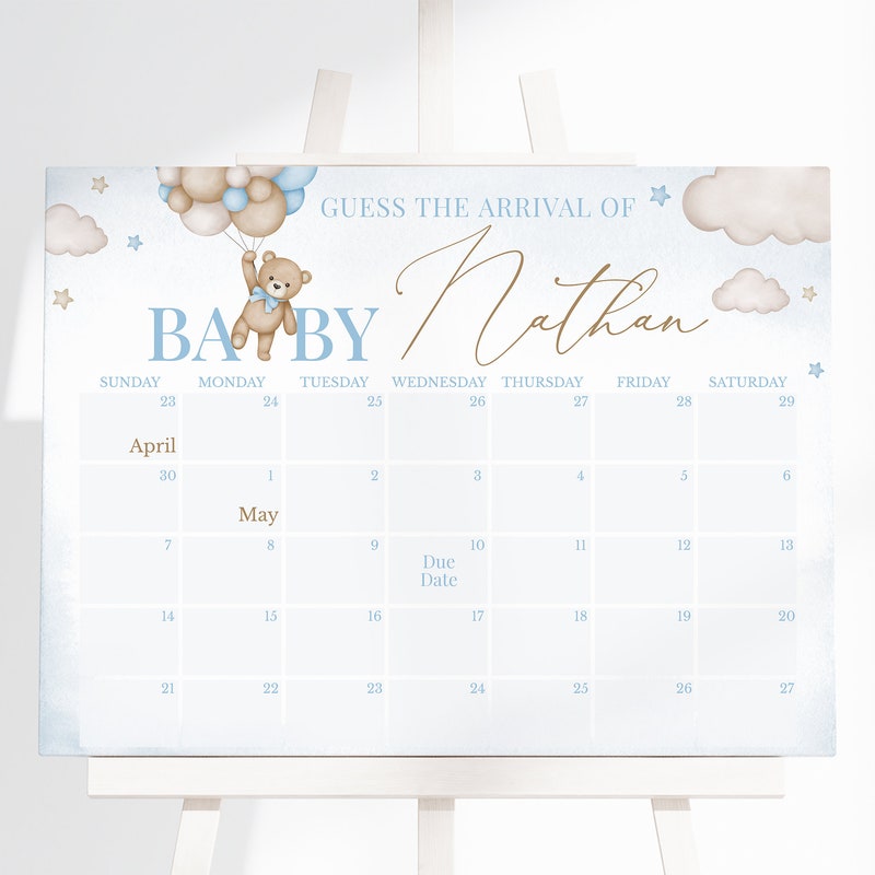 Bear Calendar - Etsy