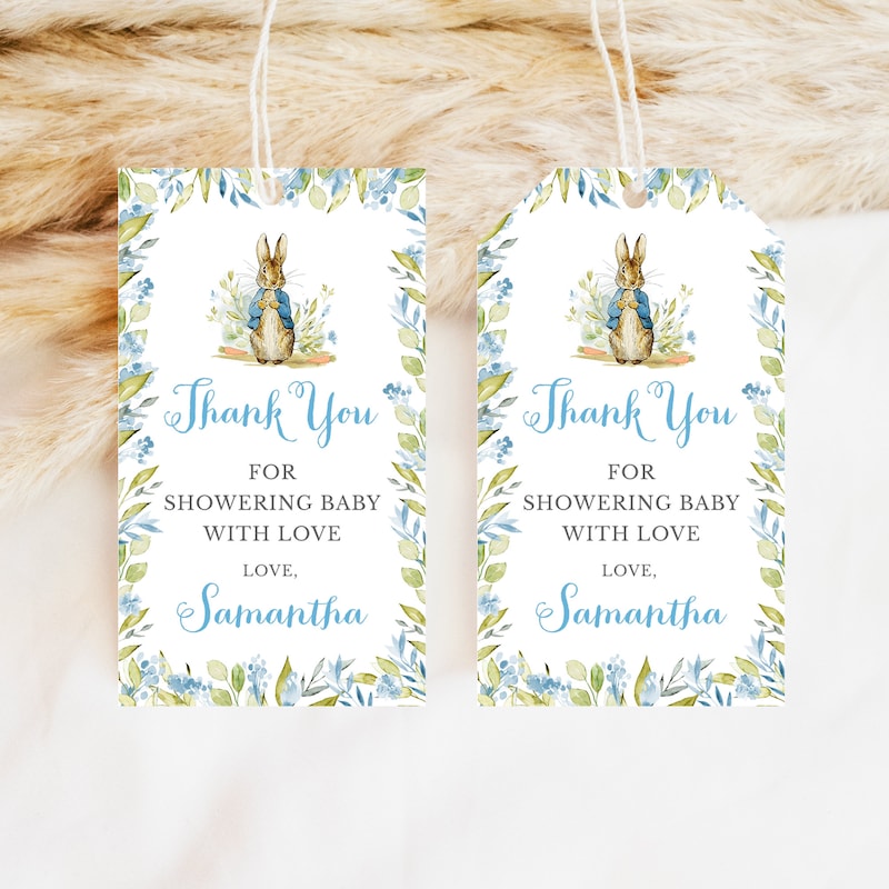 Peter Rabbit Tags - Etsy
