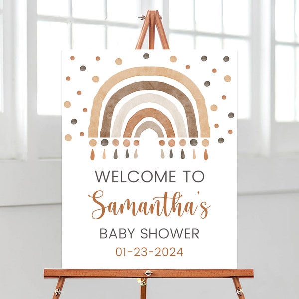 Neutral Rainbow Party Decor - Etsy