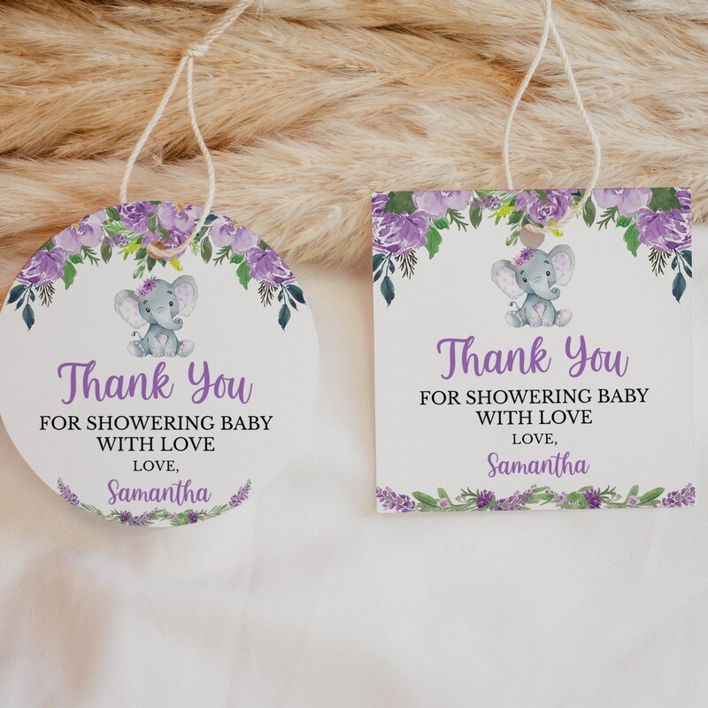 Purple Elephant - Etsy