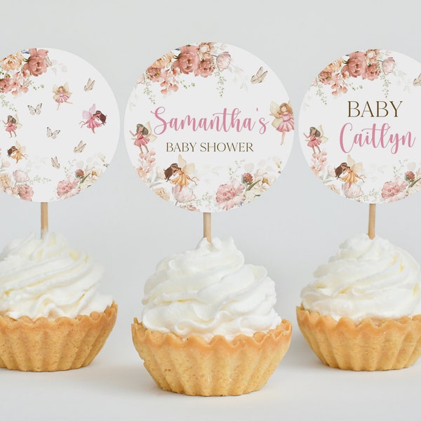 Fairy Cupcake Toppers - Etsy