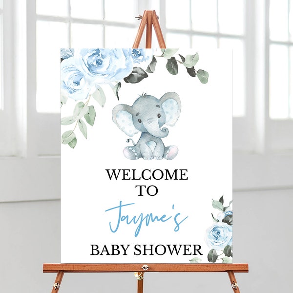 Blue Baby Elephant - Etsy