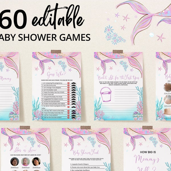 Mermaid Baby Shower - Etsy