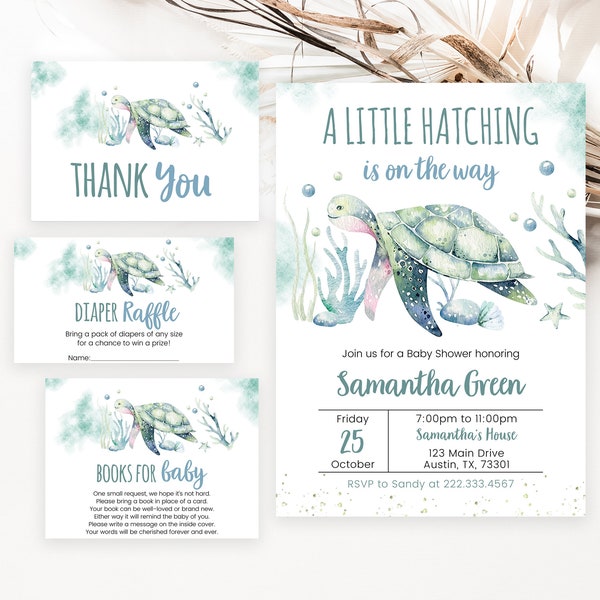 Turtle Baby Shower - Etsy