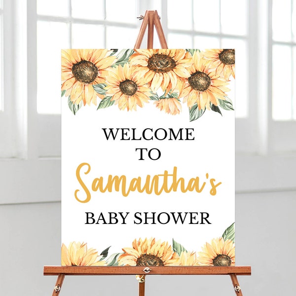 Welcome Sign Baby Shower Rustic - Etsy