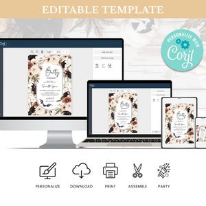 Editable Going Batty for Baby Shower Invitation Bundle, Gender Neutral ...