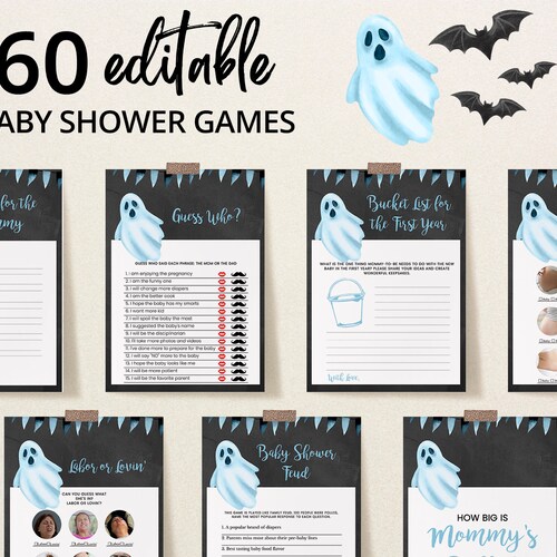 Editable Oh Sheet It's a Boo-y Baby Shower Invitation - Etsy