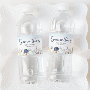 Editable Boy Under the Sea Baby Shower Water Bottle Label, Ocean Baby ...