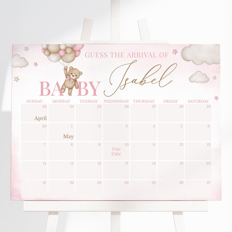 Baby Girl Balloon Arrival - Etsy