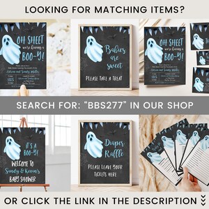 Editable Oh Sheet It's a Boo-y Baby Shower Invitation - Etsy