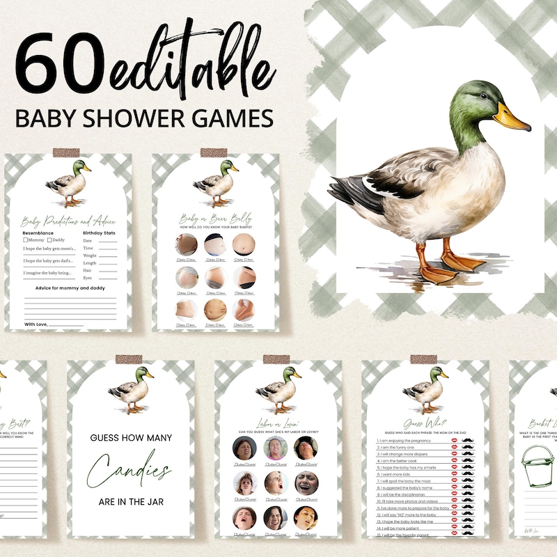 Mallard Duck Bingo - Etsy