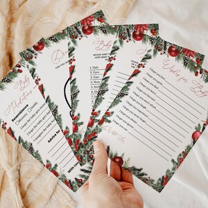 Editable A Merry Little Baby Shower Game Bundle, Christmas Baby Shower ...
