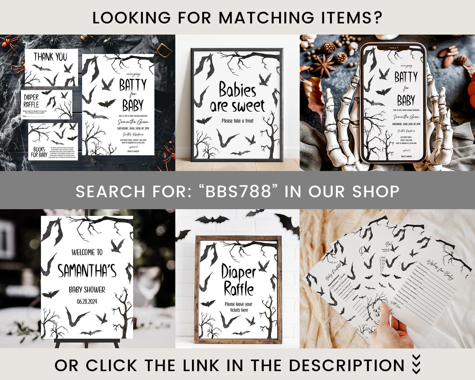 Editable We're Going Batty for Baby Shower Invitation, Gender Neutral ...
