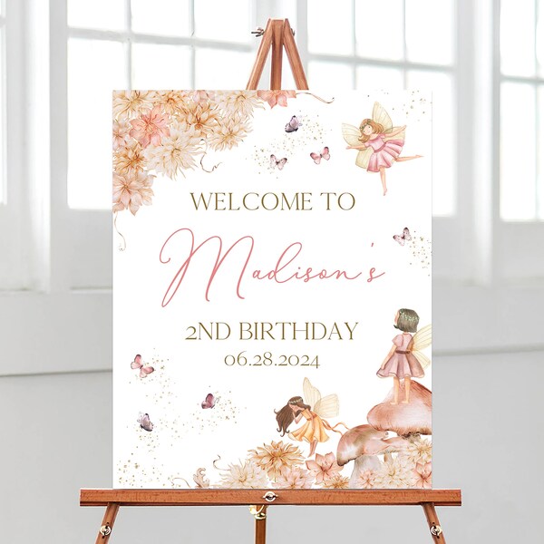 Fairies Welcome Sign - Etsy