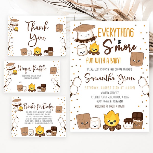 Smore Baby Shower - Etsy