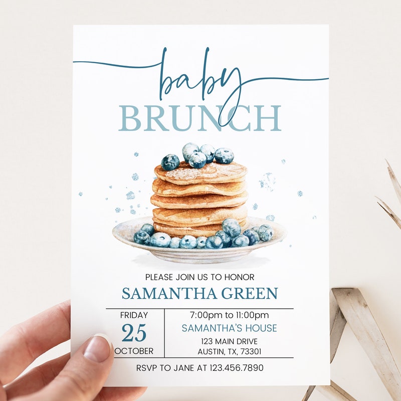 Baby Shower Brunch Menus - Etsy