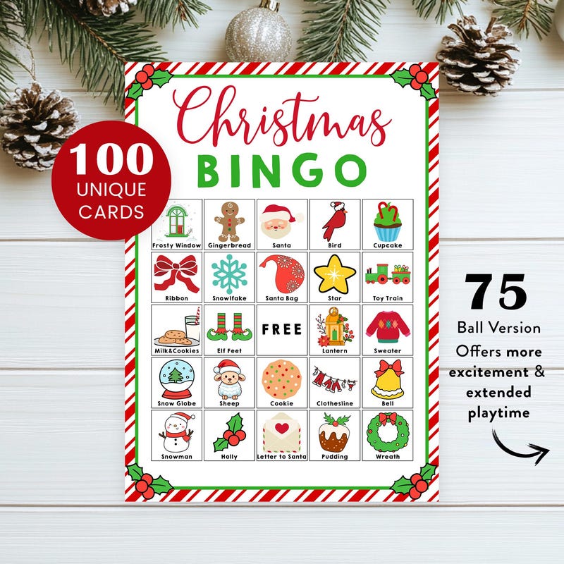 Christmas Bingo - Etsy