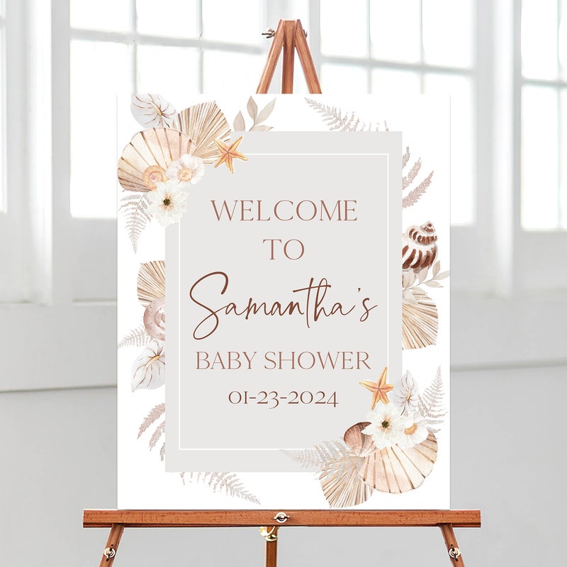 Beachy Welcome Sign - Etsy