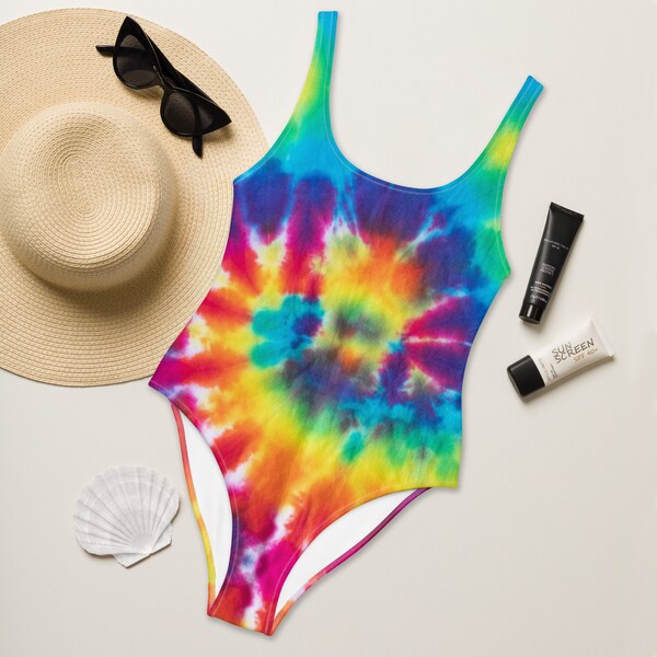 Rainbow Bathing Suit - Etsy