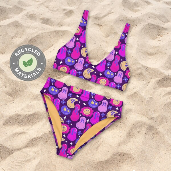 Smiley Face Swimsuit - Etsy