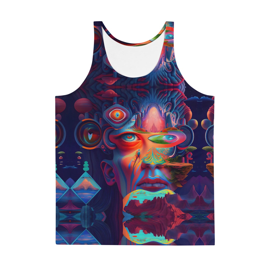 Salvador Dali Trippy TANK, Psychedelic Visionary Art Tank, LSD DMT Psy ...