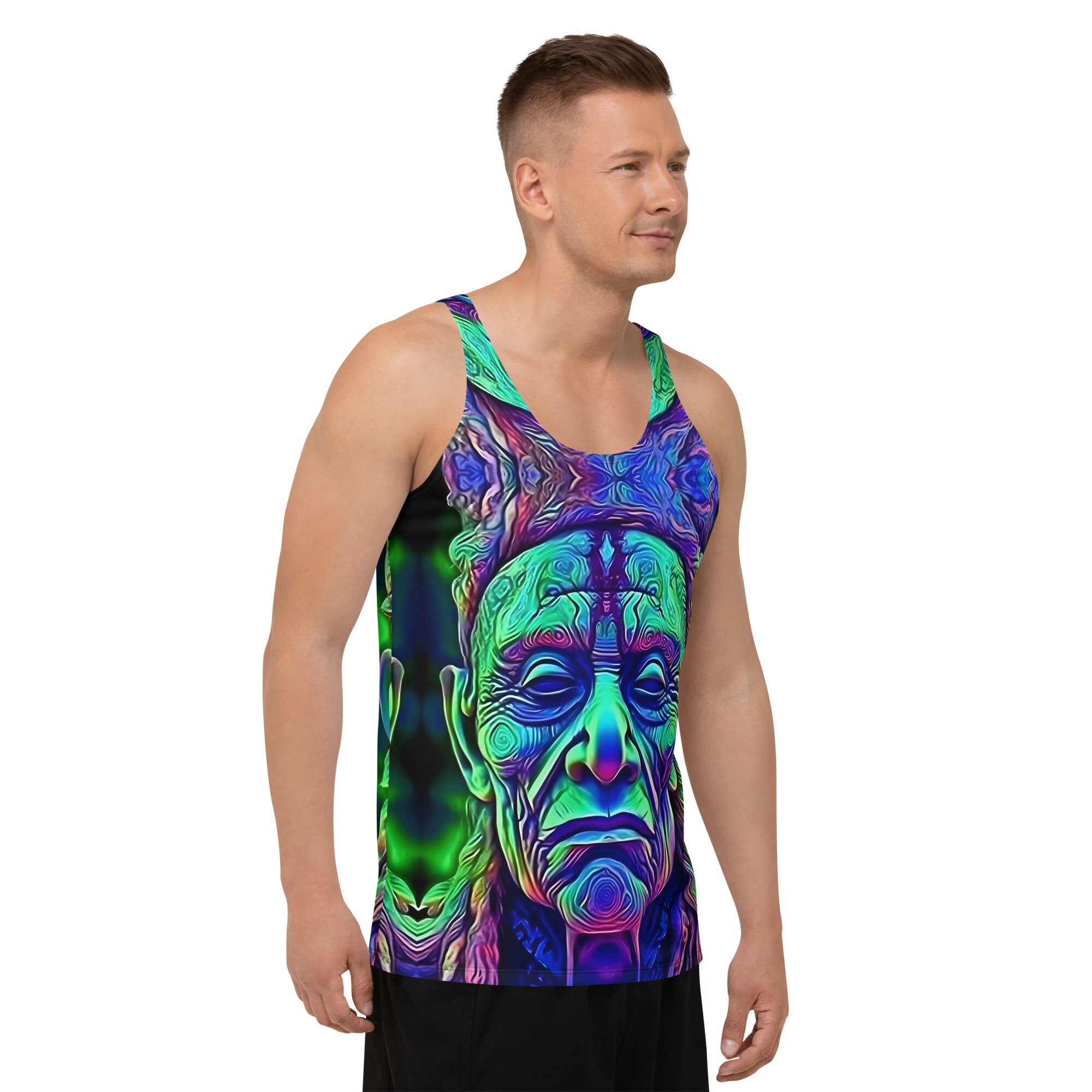 Neon Tribal Shaman TANK, Psychedelic Visionary Designed & Sold By ...