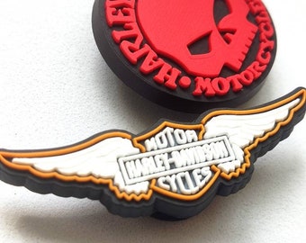 Harley Davidson Croc Charms - Etsy UK