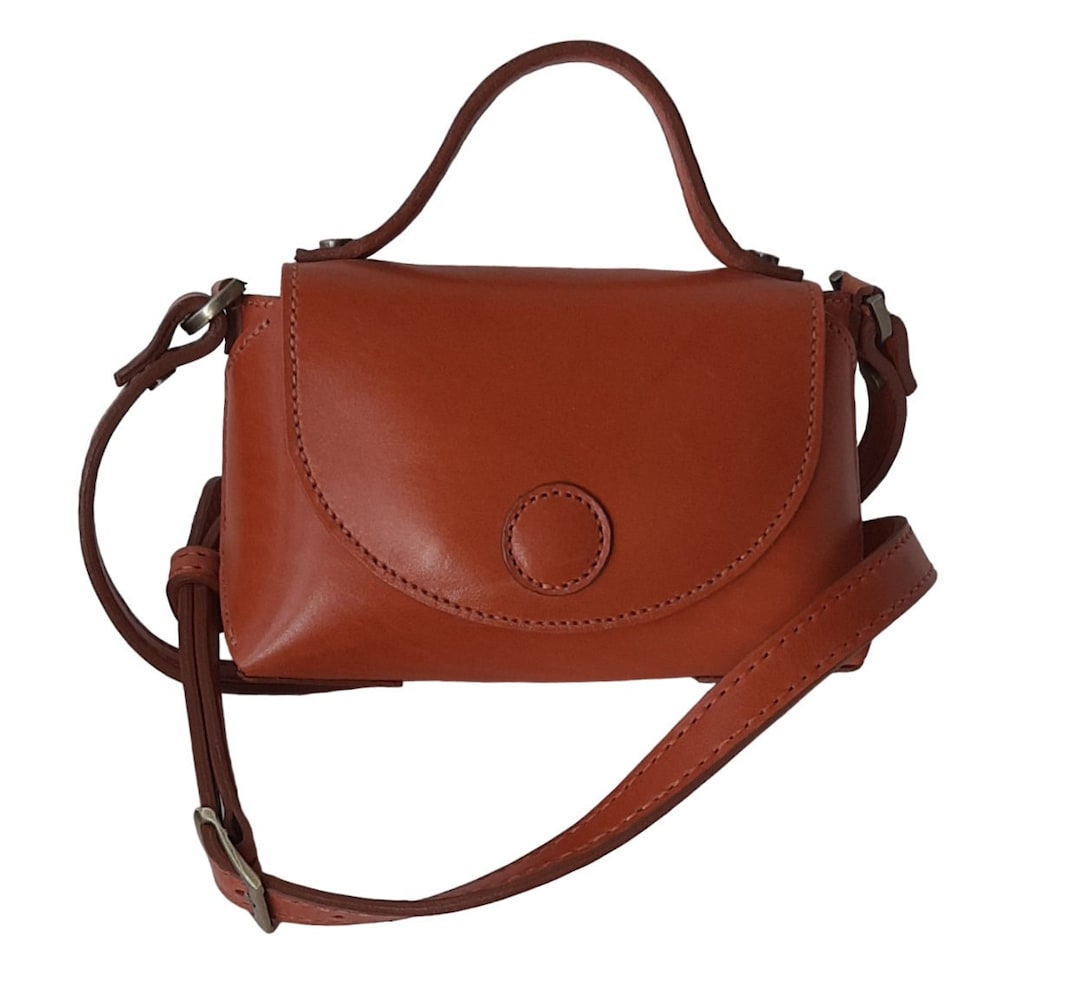 Tan Leather Bag Handmade Leather Shoulder Bag for Women - Etsy