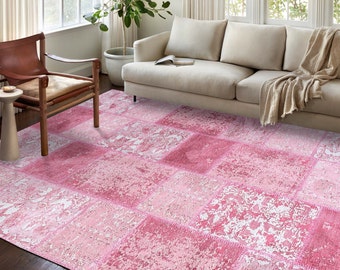 Vintage Shabby Chic Rug - Etsy