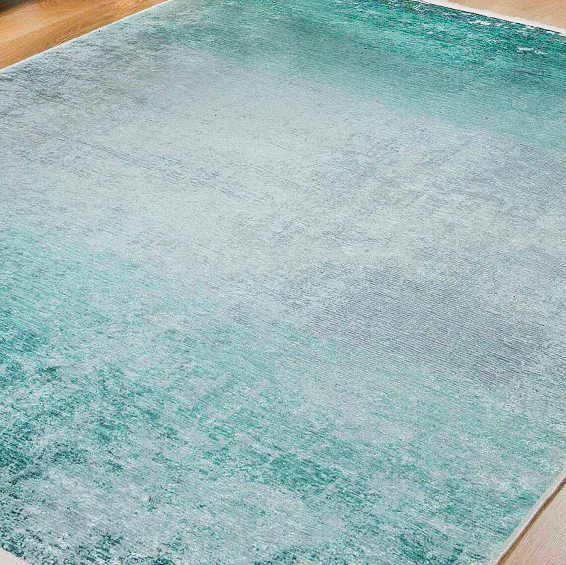 Ocean Blue Wave Rug Aqua Summer Beach Lake House Home Area - Etsy