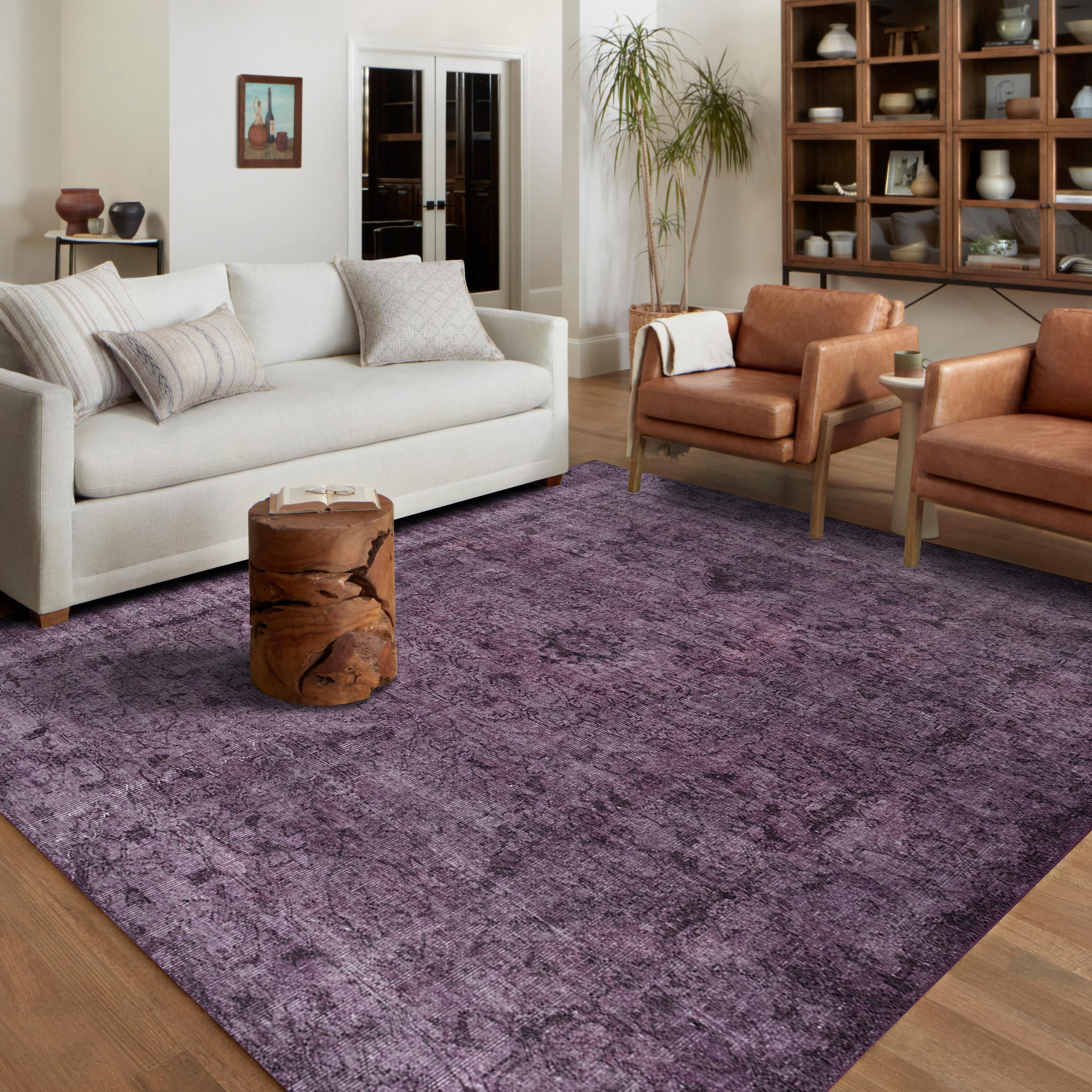 Modern Rugs Purple