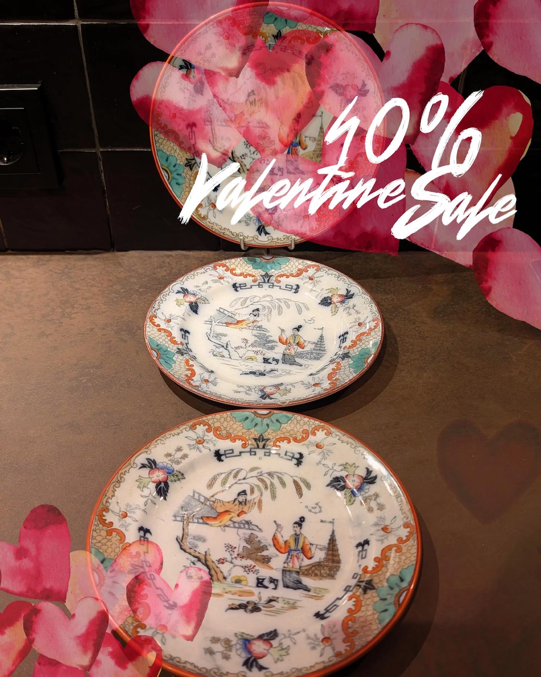 Antique Petrus Regout "timor" Japan Plate | Dutch Chinoiserie Porcelain ...