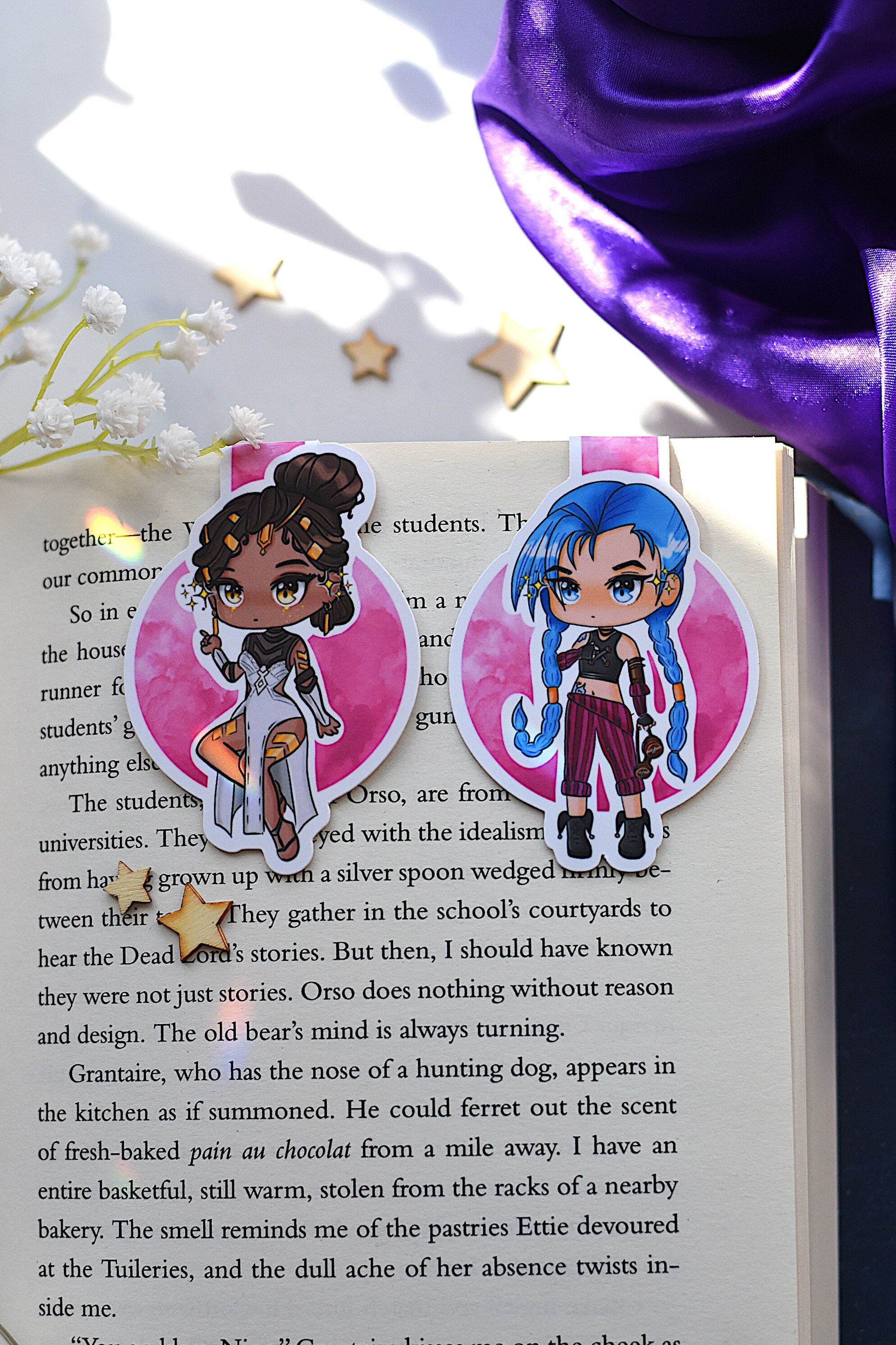 Jinx and Mel | Arcane: League of Legends | Magnetic Bookmark - Etsy