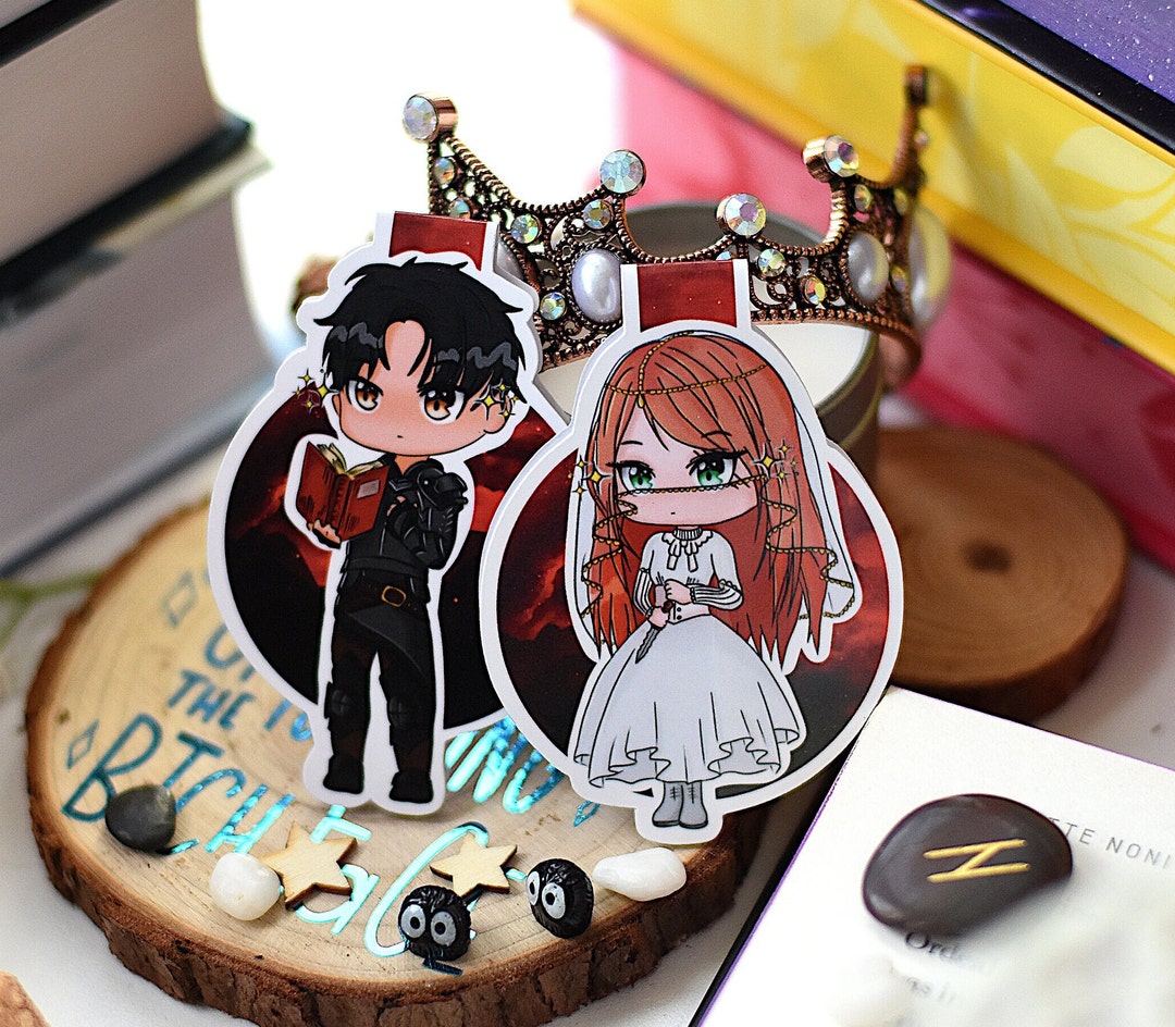 Poppy and Hawke Casteel | From Blood and Ash | Magnetic Bookmark - Etsy