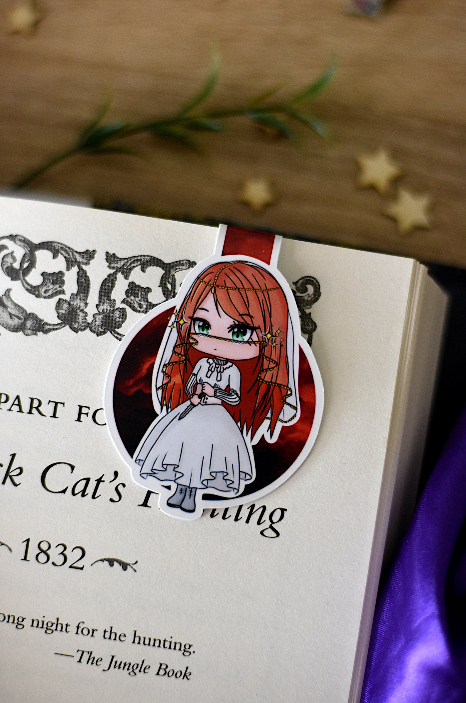 Poppy and Hawke Casteel | From Blood and Ash | Magnetic Bookmark - Etsy