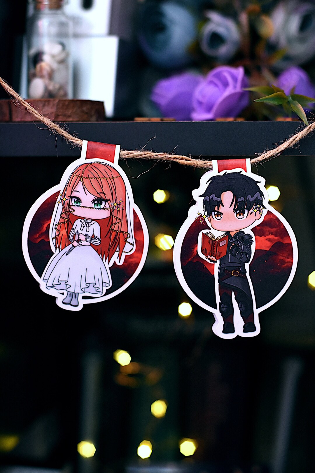 Poppy and Hawke Casteel From Blood and Ash Magnetic - Etsy