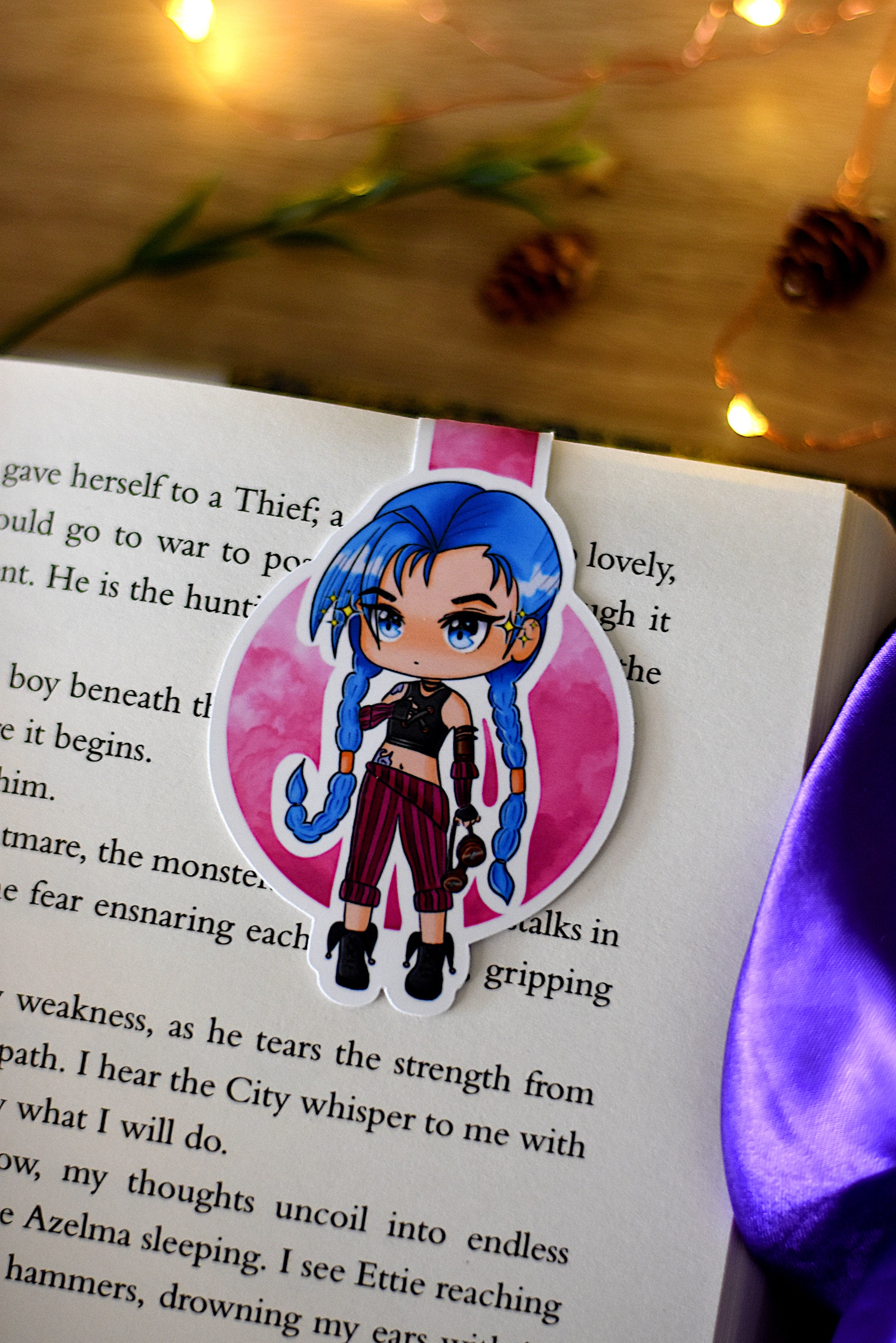 Jinx and Mel Arcane: League of Legends Magnetic Bookmark - Etsy