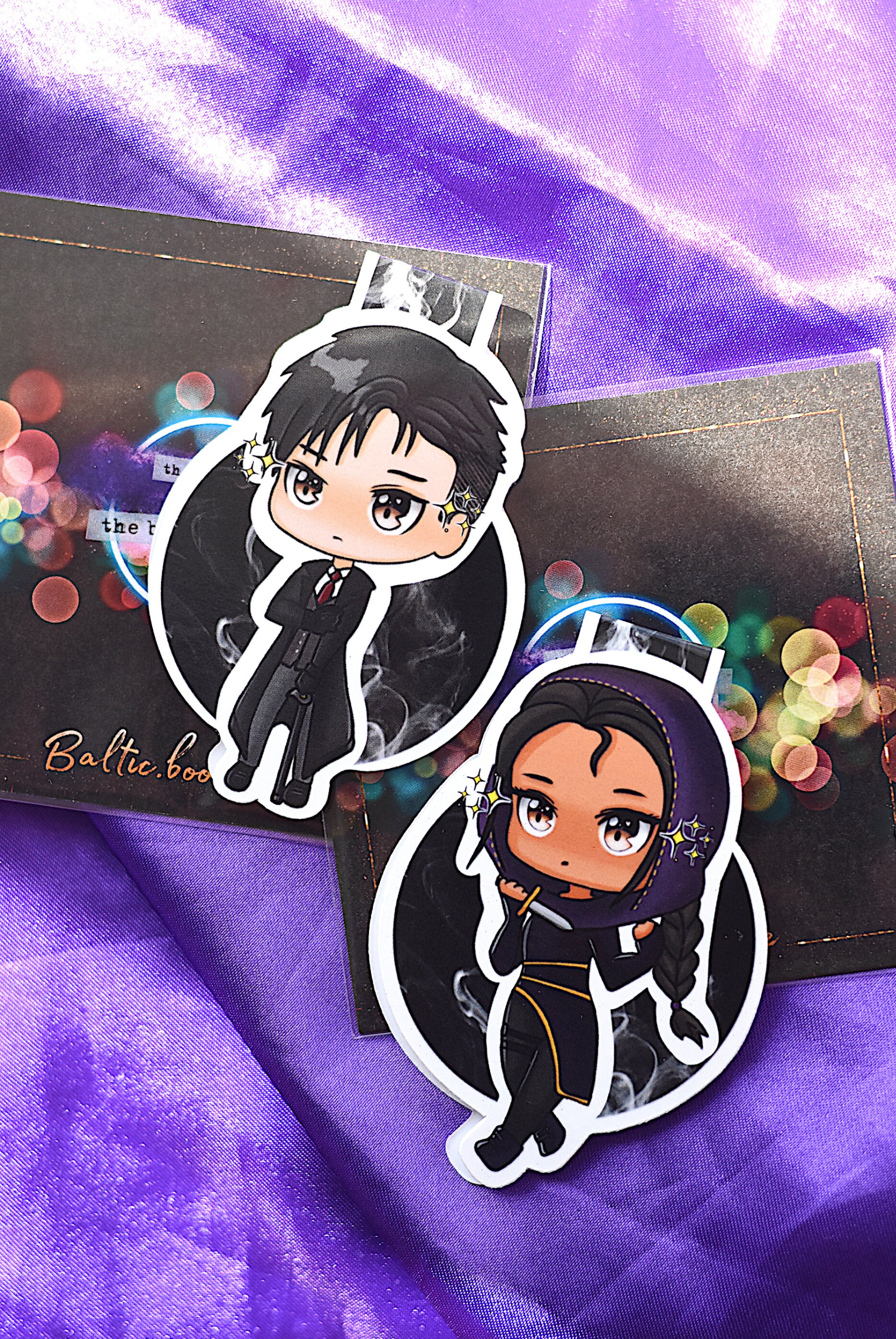 Inej and Kaz | Six of Crows | Leigh Bardugo Magnetic Bookmark - Etsy