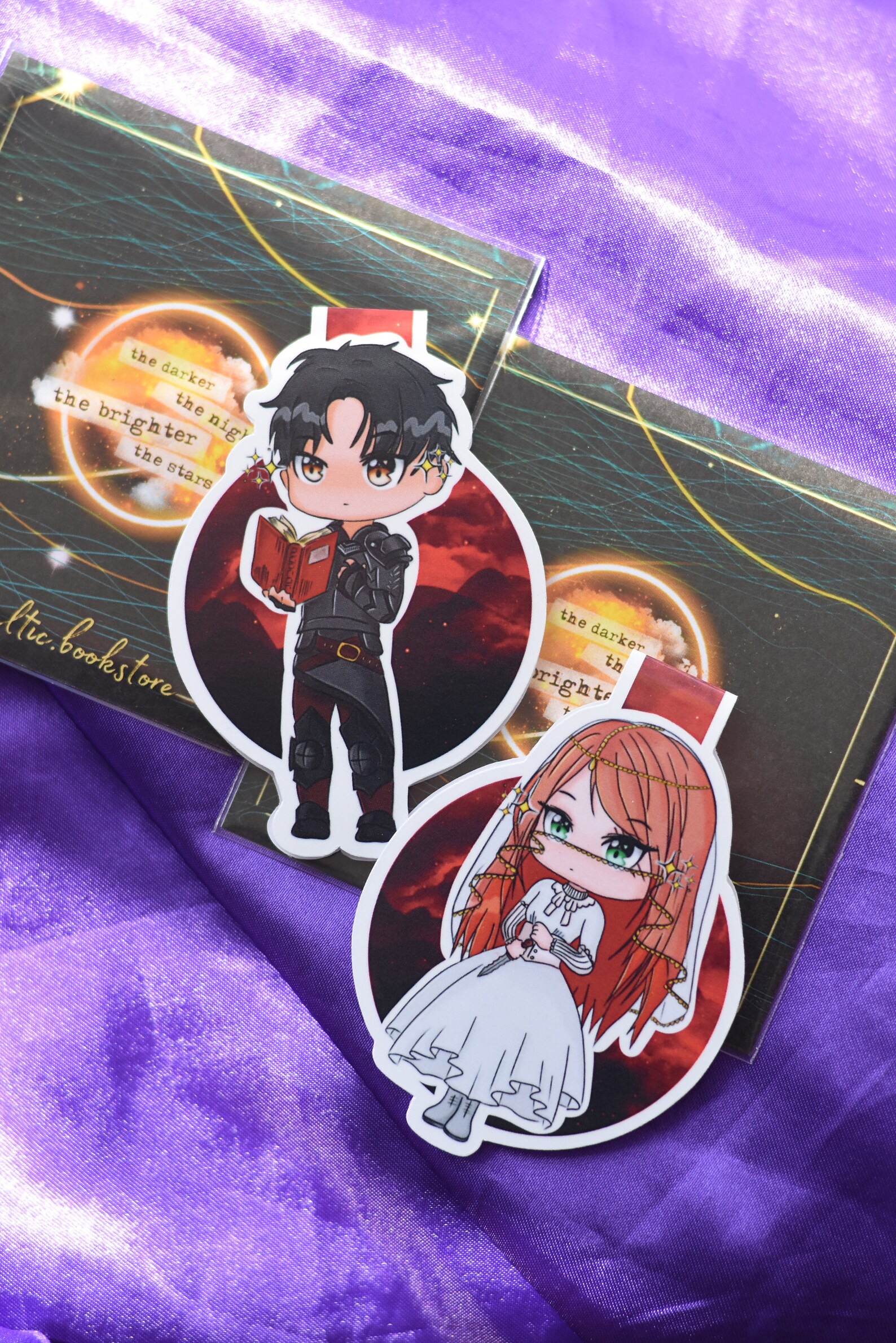 Poppy and Hawke Casteel | From Blood and Ash | Magnetic Bookmark - Etsy