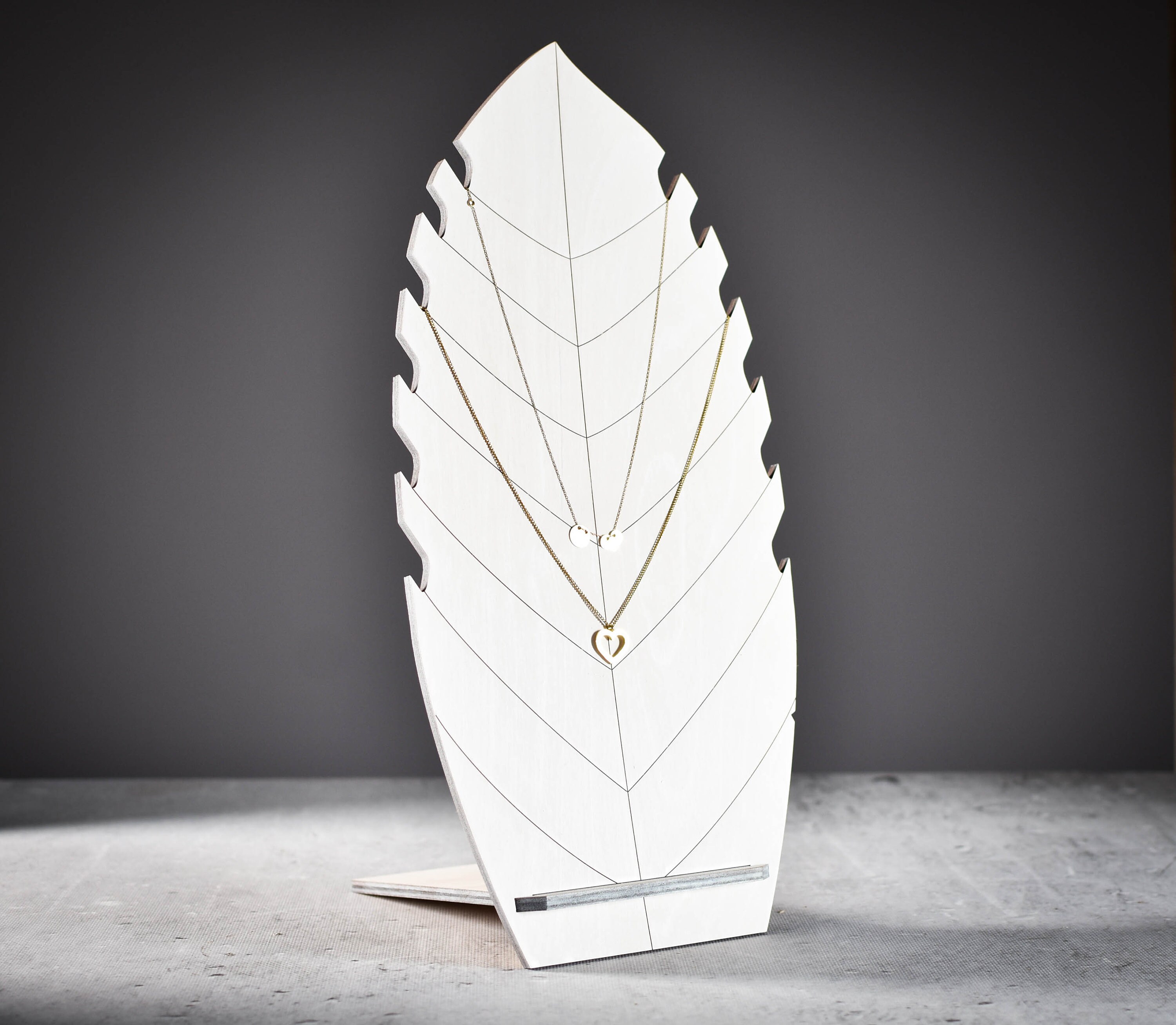 Digital Product Stand Rack for Necklaces, DXF SVG AI Files 1/8, 1/4 in ...