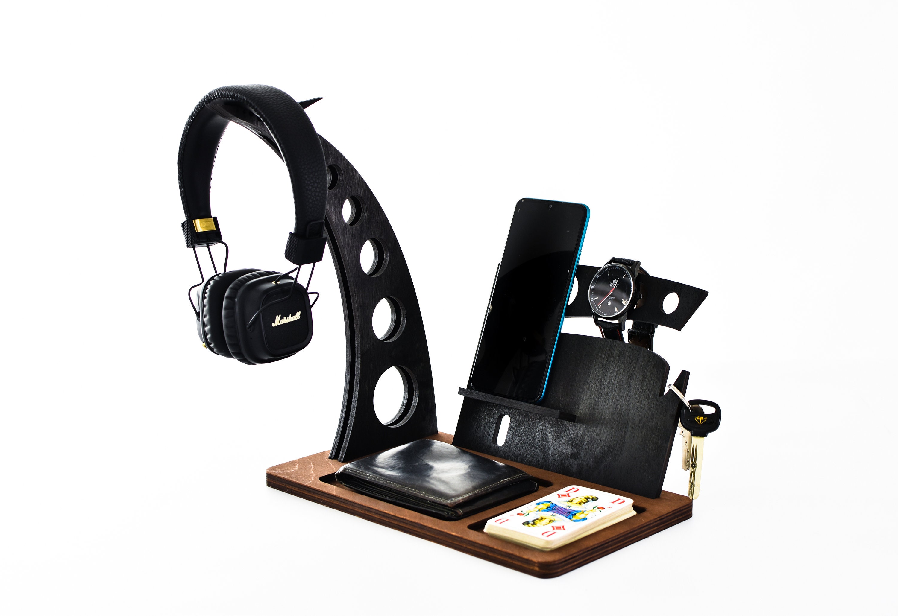 Digital Product Docking Station Organizer Stand DXF SVG AI Plywood 1/4 ...