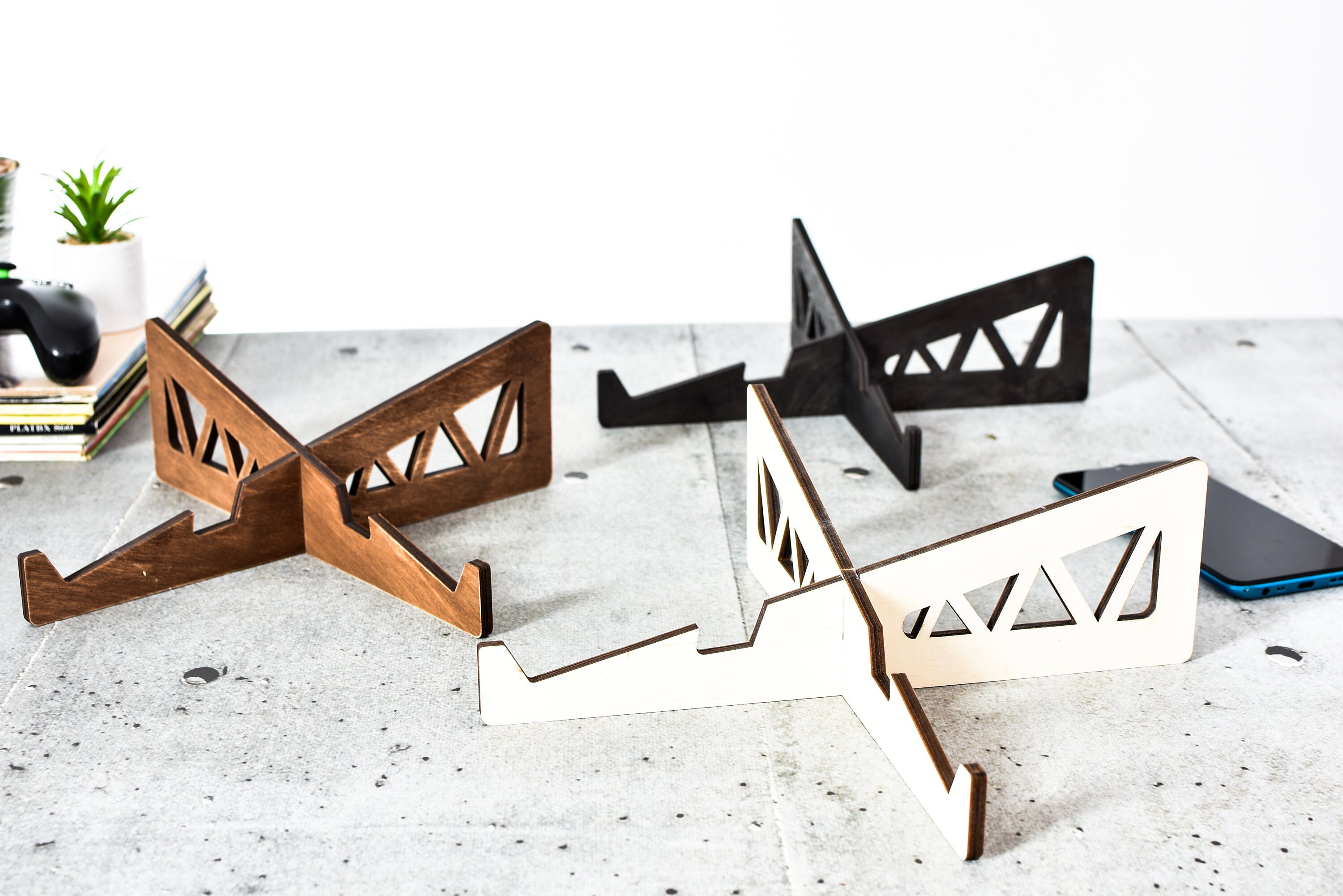 Digital Product Wooden Stand Laptop Notebook DXF SVG AI 3mm - Etsy