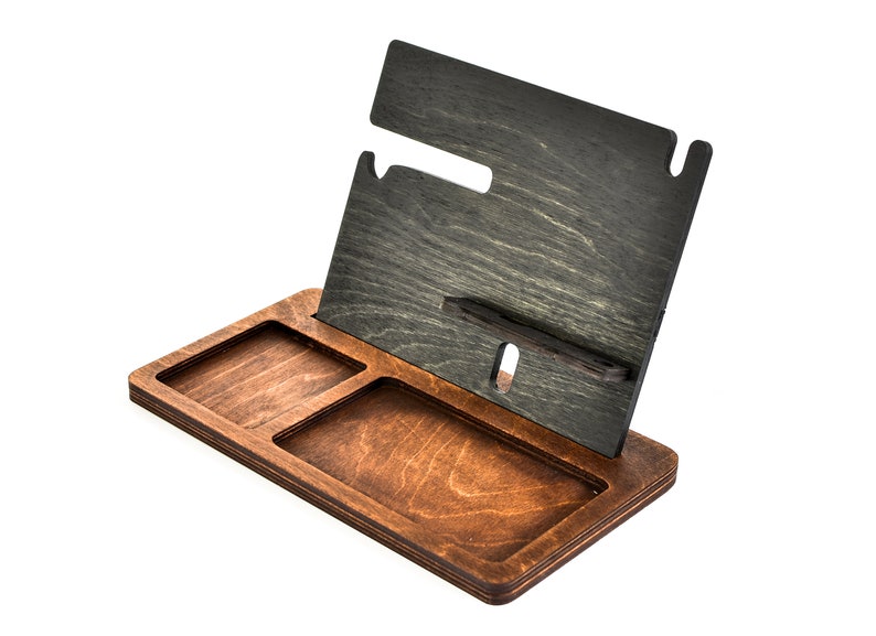 Digital Product Docking Station Organizer Stand DXF SVG AI Plywood 6mm ...