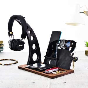 Digital Product Docking Station Organizer Stand DXF SVG AI Plywood 1/4 ...